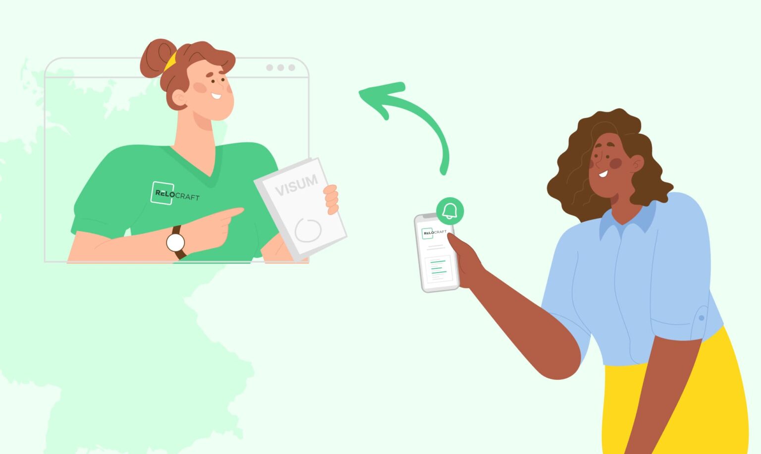 Relocation für Unternehmen | Relocation Service mit App